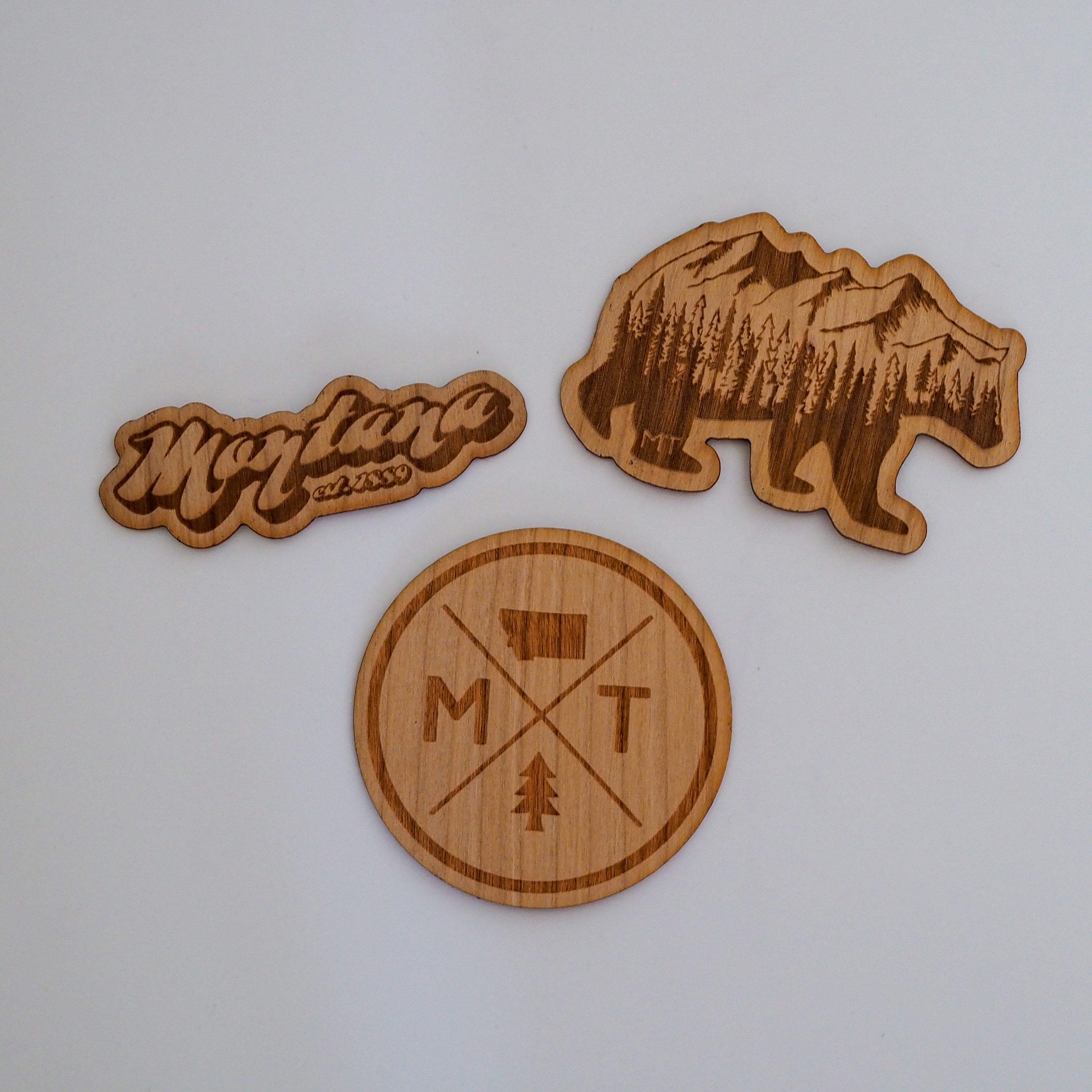 Wood stickers