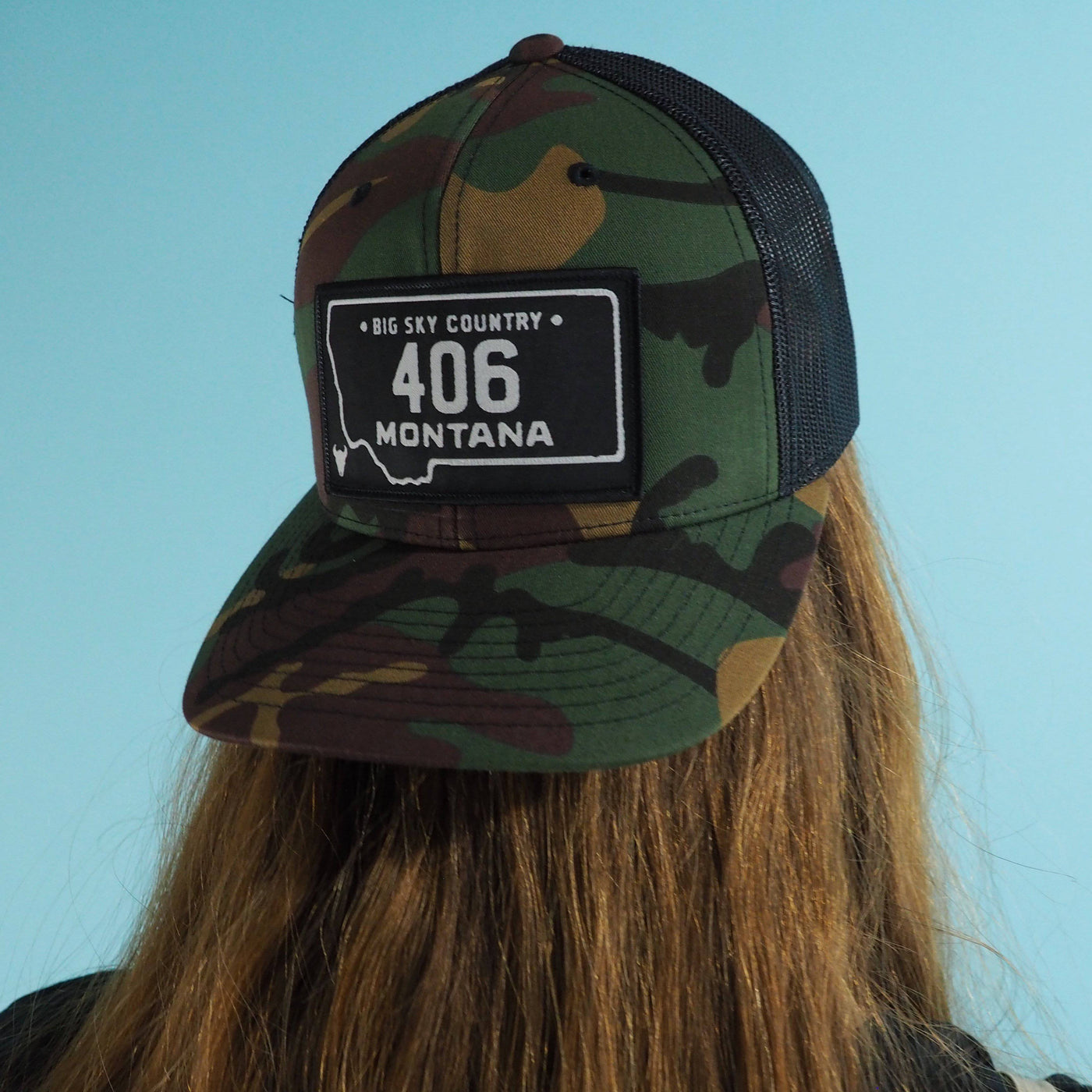 (406) License Plate Hat